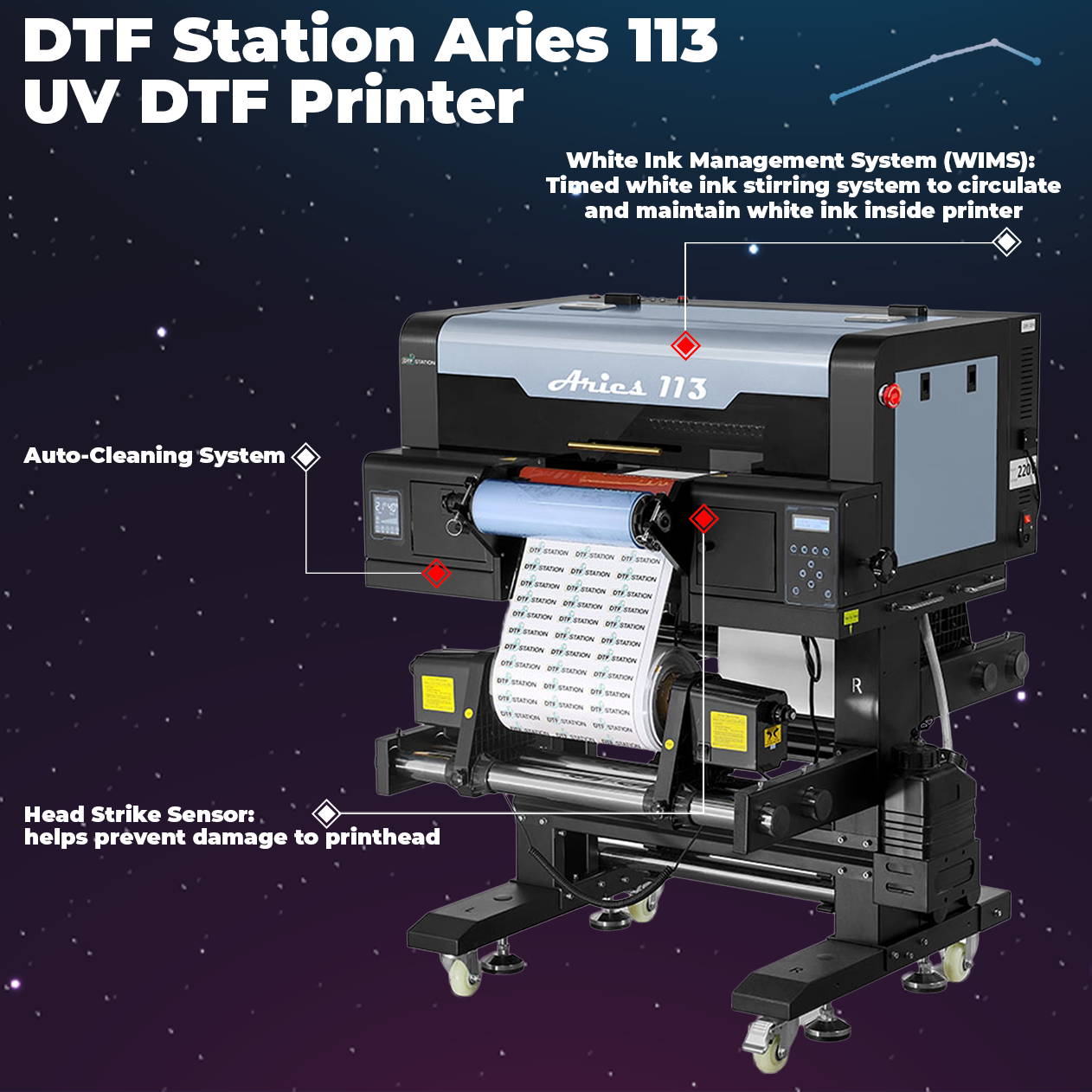 DTF Station Aries 113 UV DTF Printer